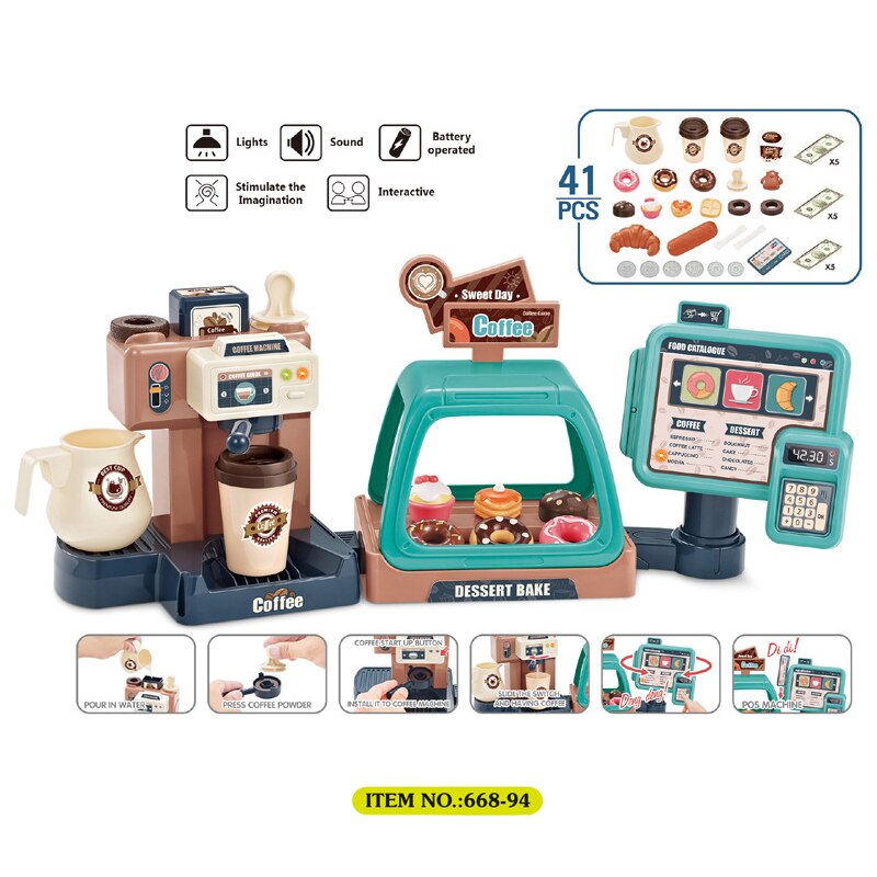 Kids Play House Educational Toys Mini Kitchen Simu... – Grandado