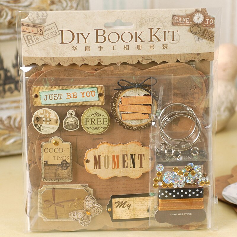 DIY Mini Photo Album Making Kit For Kids,Vintage F... – Grandado