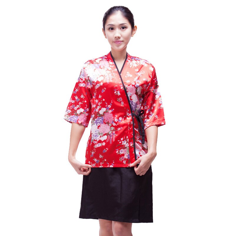 Japanese Style Chef Cooking Uniforms Printed Half ... – Vicedeal