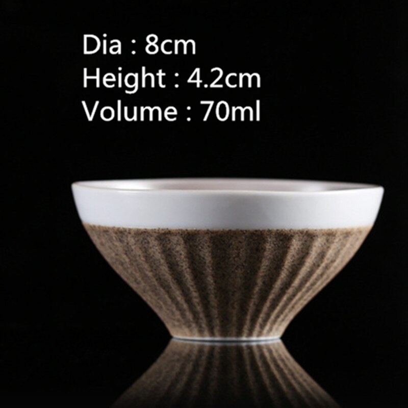 999 Pure Silver Tea Cup Coarse Pottery Cup Individ... – Grandado