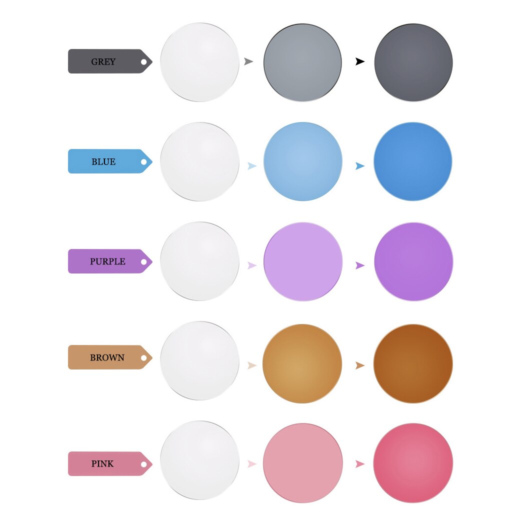 Anti Blue Ray & Photochromic Gray Brown Pink Purpl... – Grandado