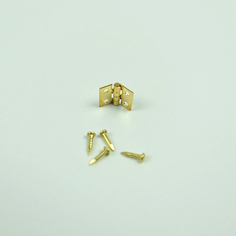 20 stk mini metall gyllen hengsel 10 x 8mm med 80 ... – Vicedeal