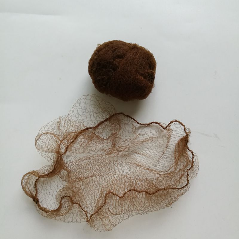 100 Pieces Soft Brown Color Hairnets Invisible Ela... – Vicedeal