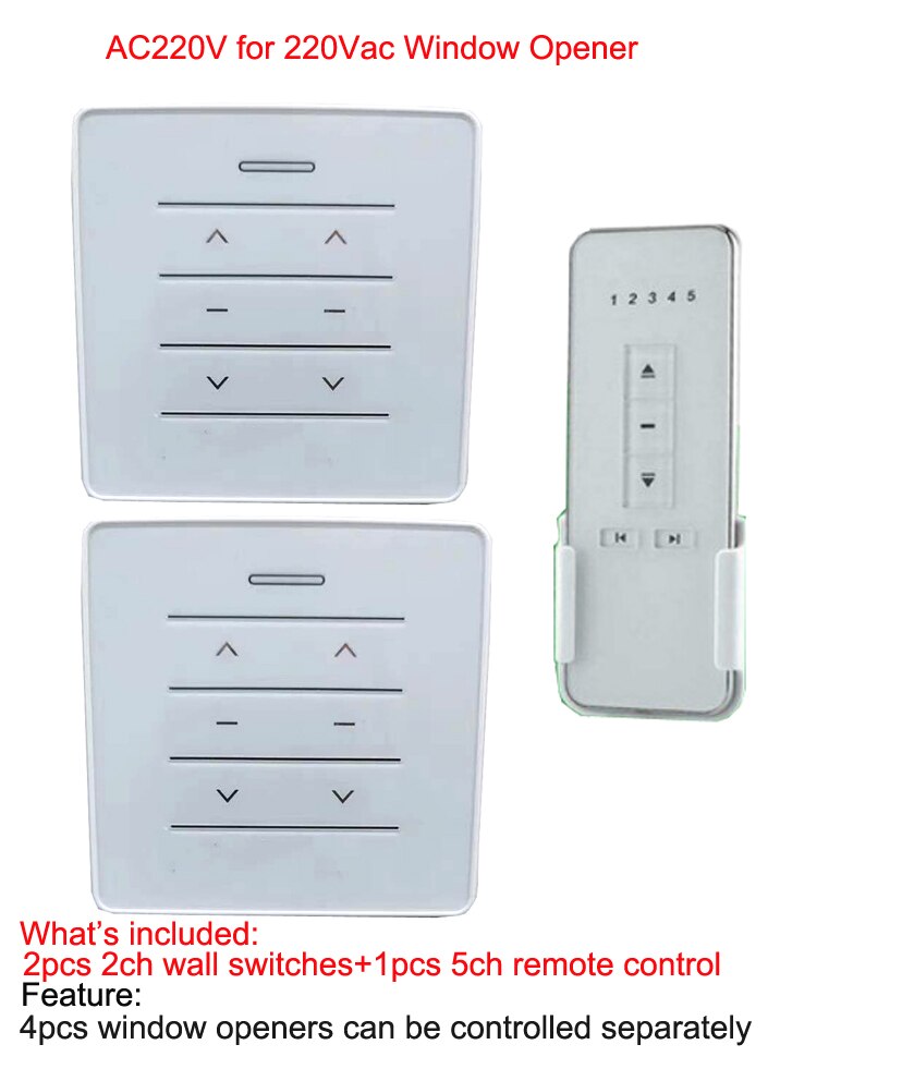 220vAC 24vDC Electric Window Opener Actuator Switc... – Vicedeal