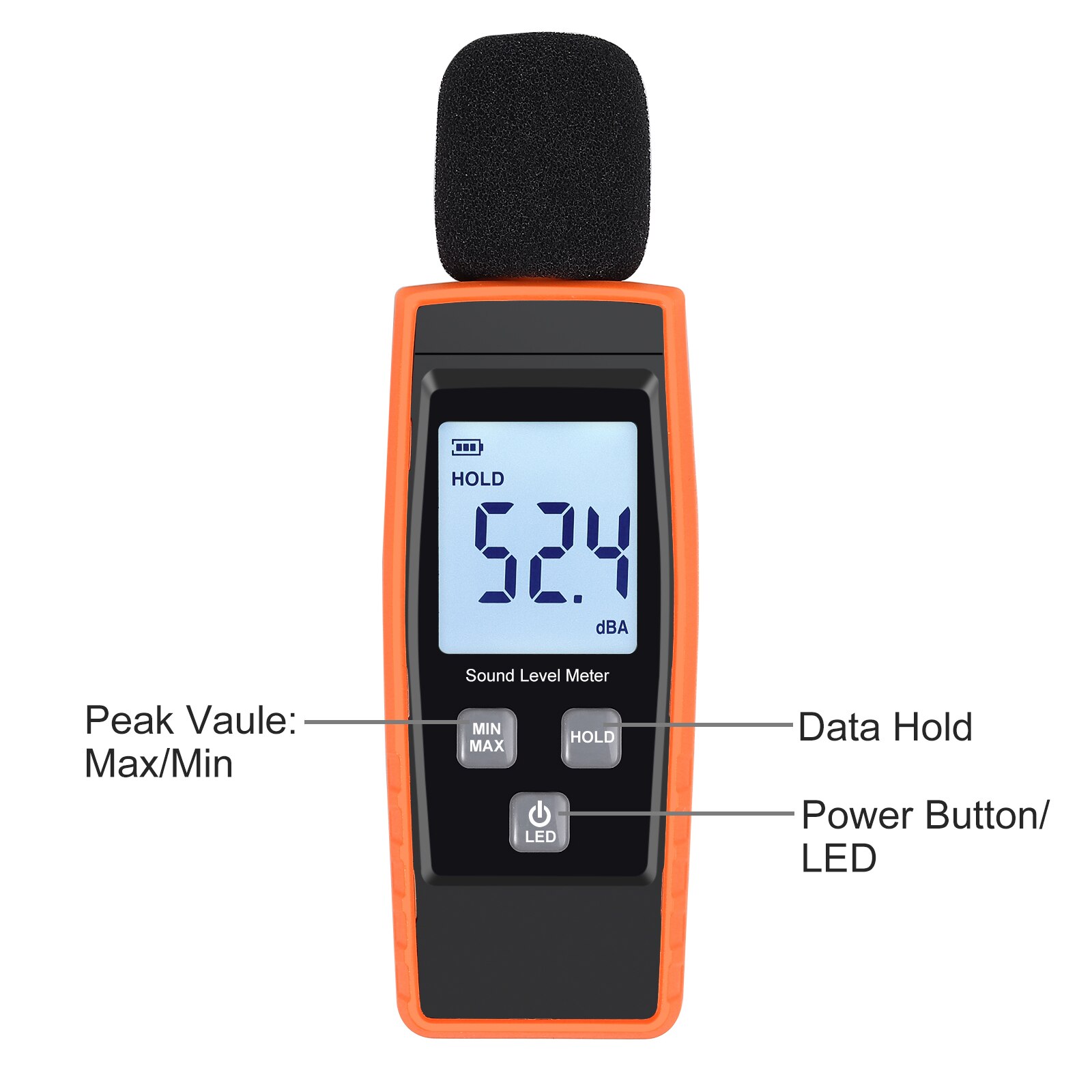 AUTOUTLET Sound Meter Noise Decibel Meter Classic ... – Grandado