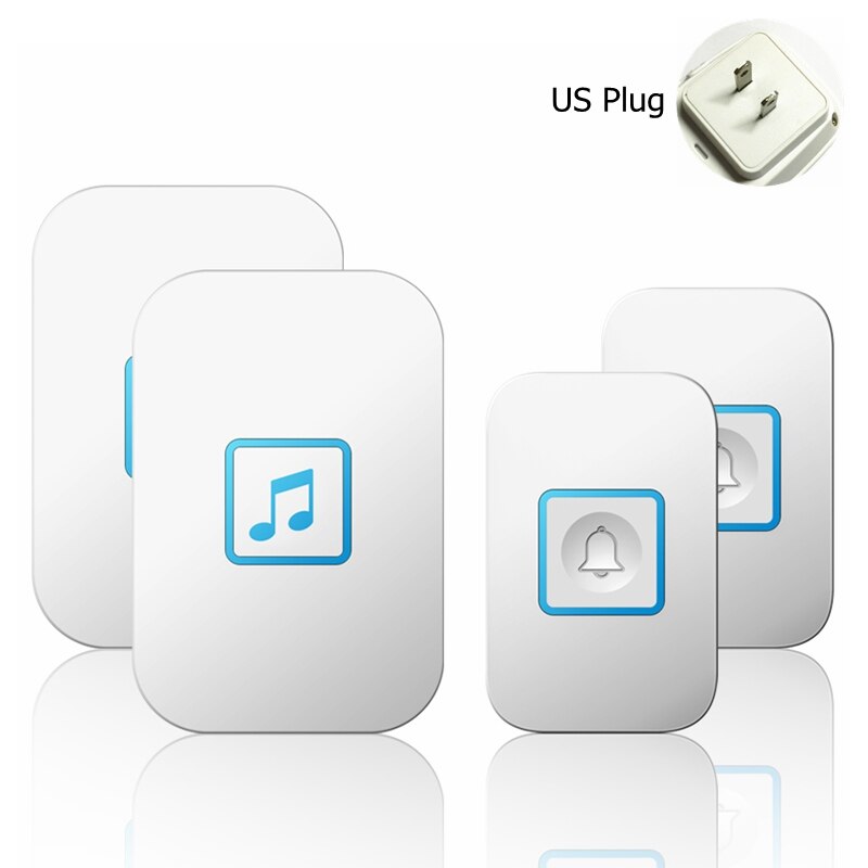 Intelligent Wireless Doorbell Waterproof 2 Button ... – Vicedeal