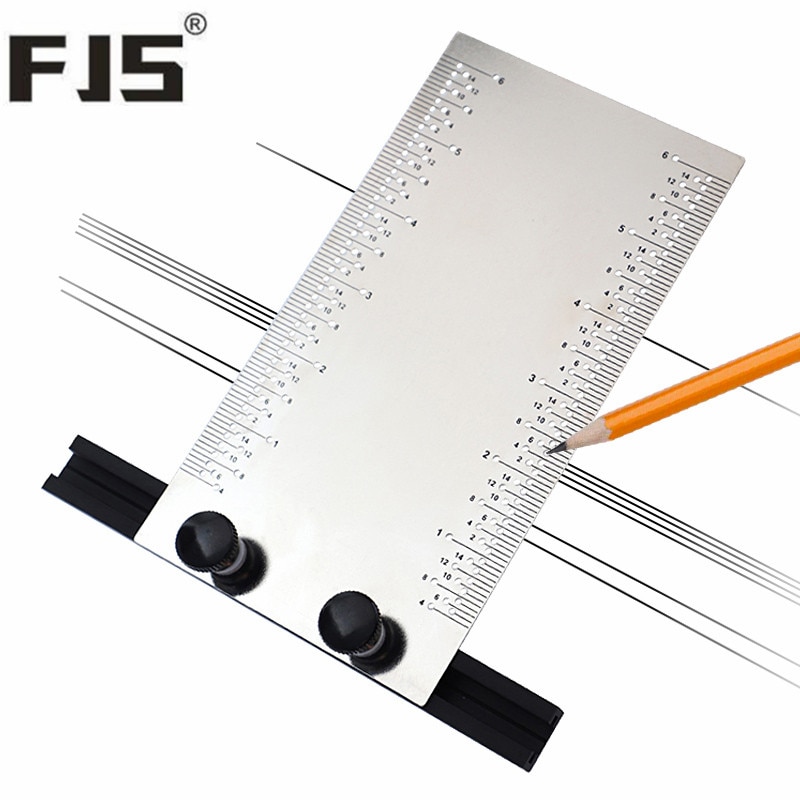 Woodworking Scribe 6 inch T-type Ruler Hole Scribi... – Grandado