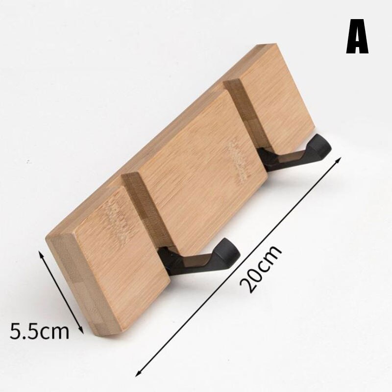 Foldable Coat Rack Bamboo Hallway Hat Hook Hanger ... – Grandado