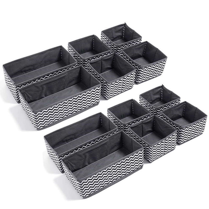 6/8Pcs Foldable Storage Drawer Organiser Boxes Tid... – Grandado
