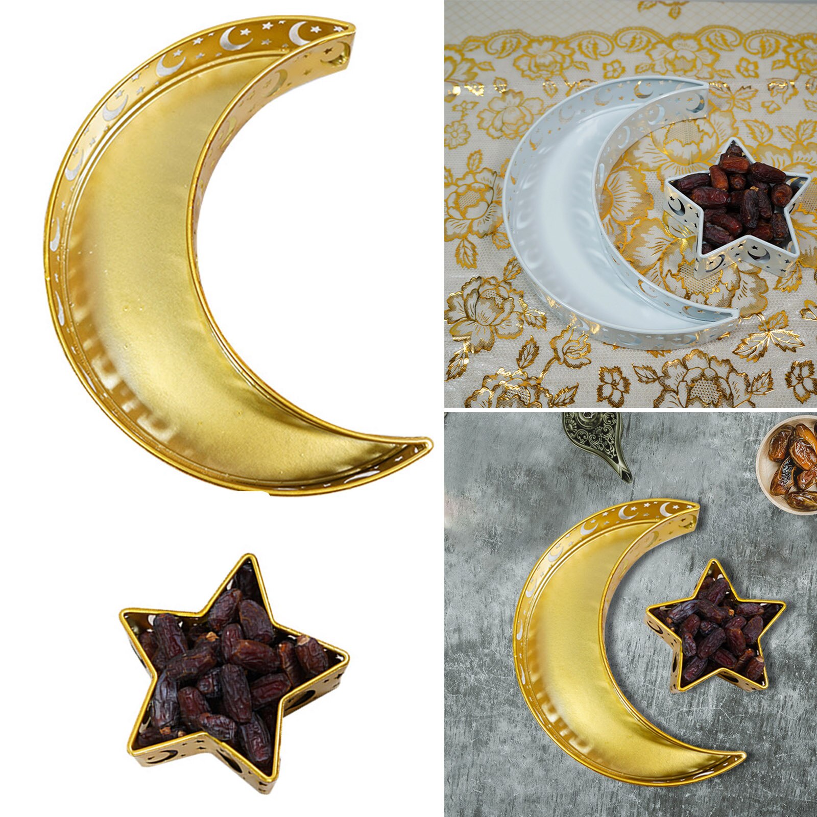 Moon Star Food Lade Moon Star Diner Plaat Lade Eid... – Grandado
