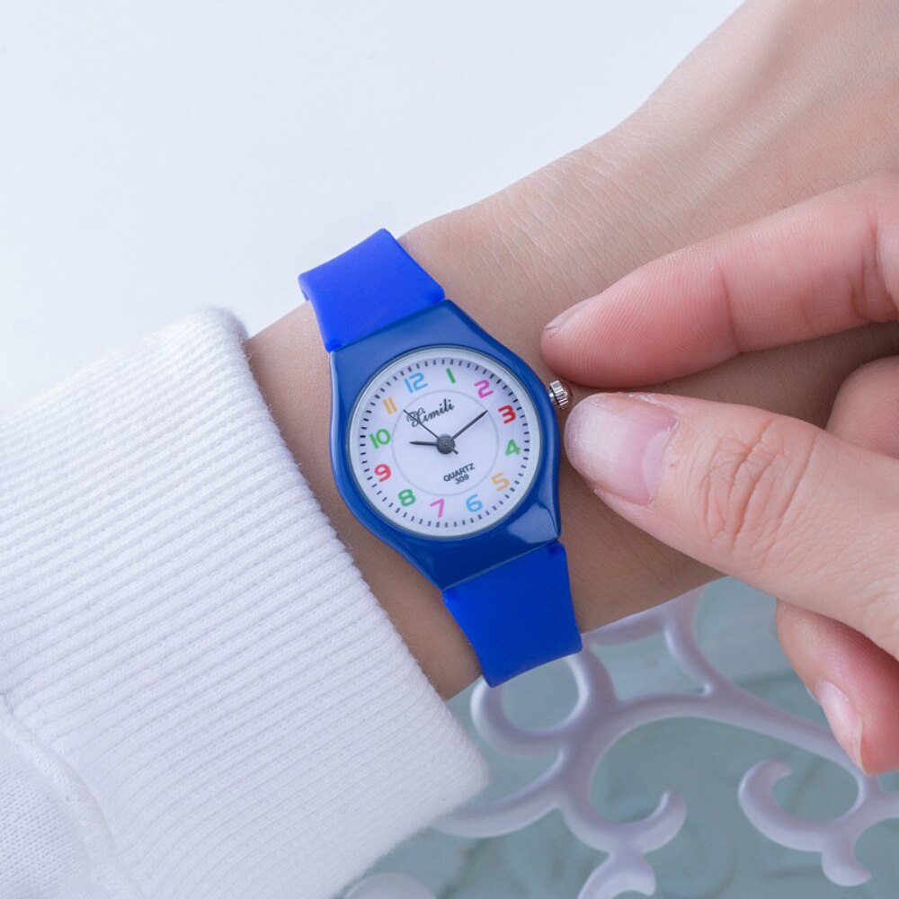 Watch Silicone Pinkycolor Children Quartz Wristwat... – Grandado