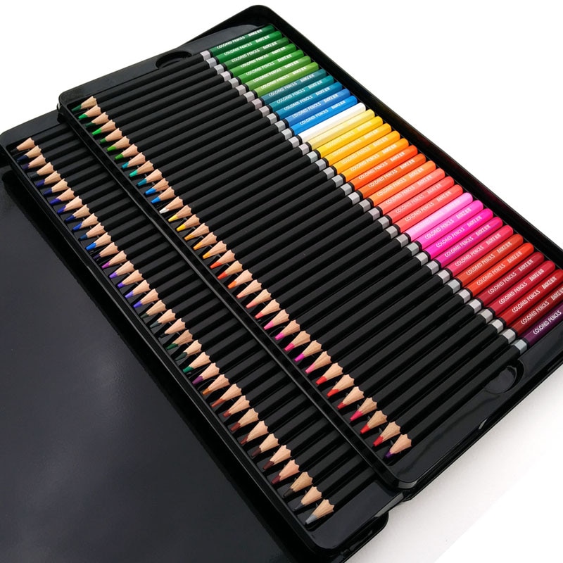100 Colored Pencil Fine Art Lapis de cor 72 cores ... – Vicedeal