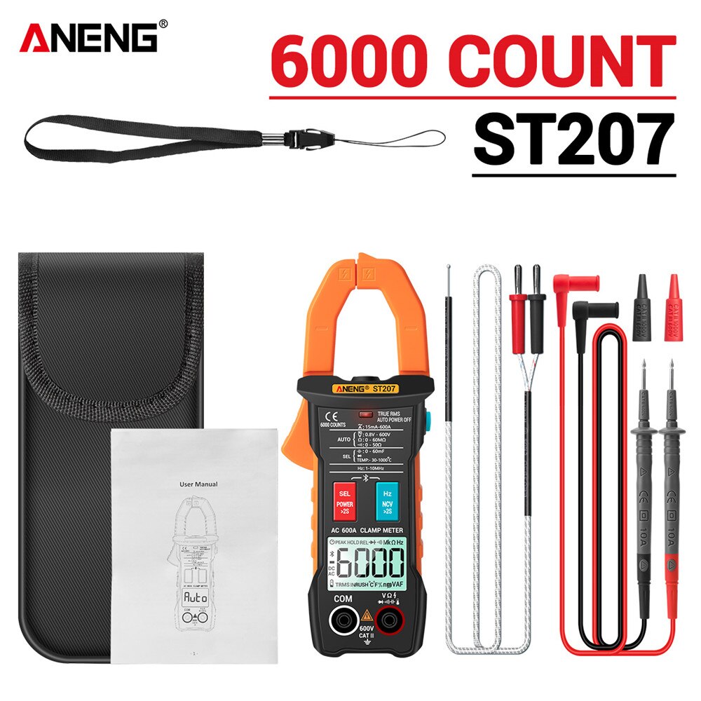 ANENG ST207 Digital Bluetooth Multimeter Clamp Met... – Vicedeal