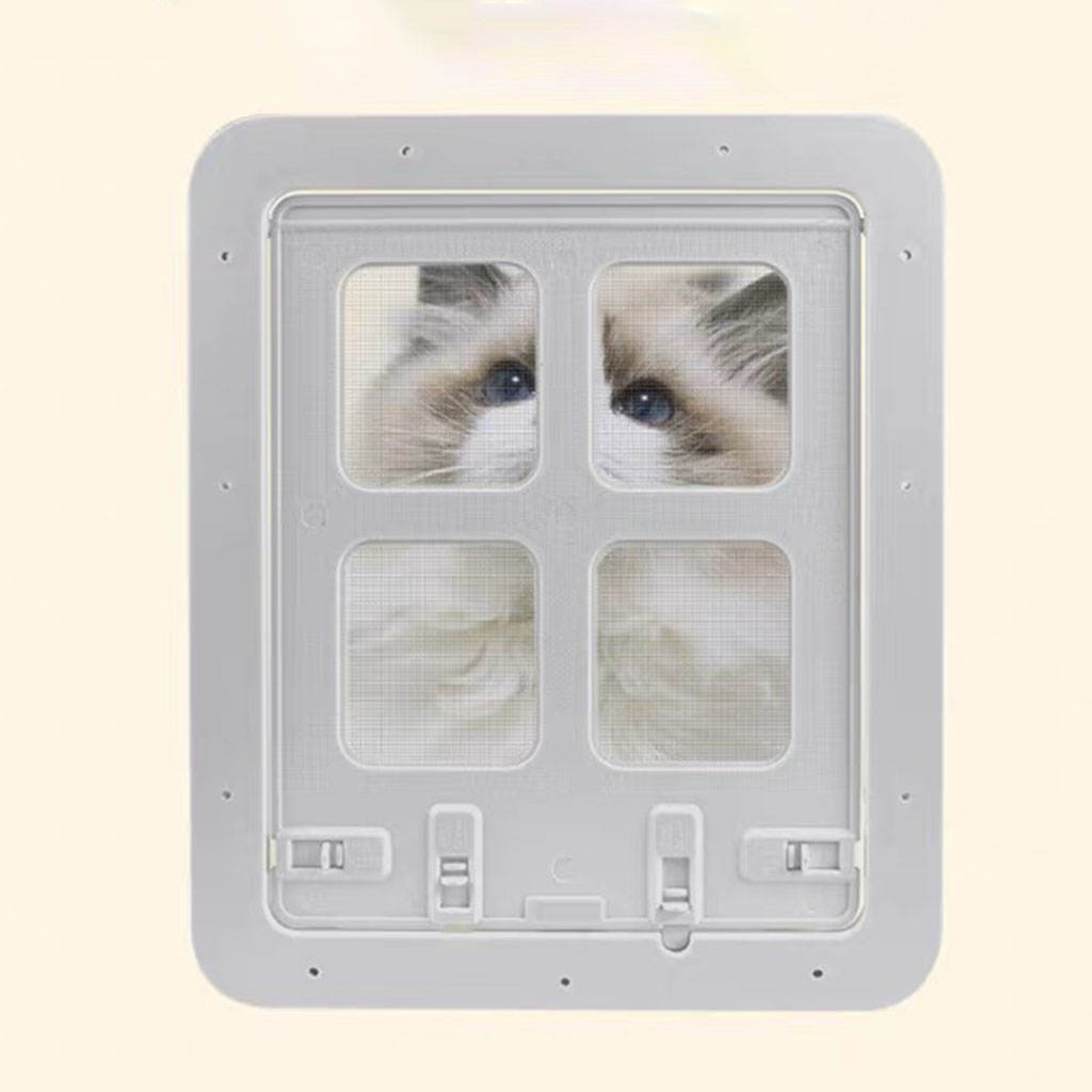 4 Way Pet Cat Puppy Dog Flap with Locking Function... – Grandado