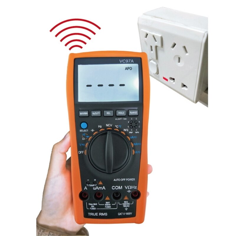 VC97A Digital Multimeter Auto Range DC AC 1000V DM... – Grandado