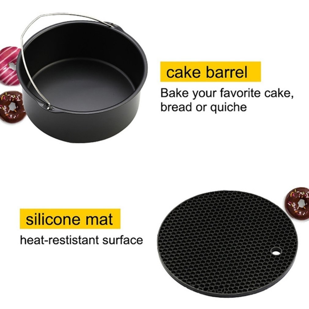 12pcs/set Air Fryer Accessories Air Frying Pan Bak... – Vicedeal