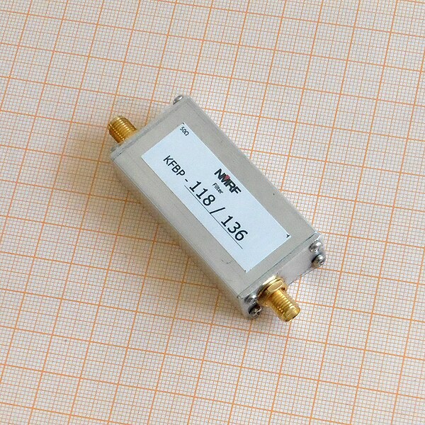 KFBP-118/136 118~136MHz band bandpass filter, SMA ... – Grandado