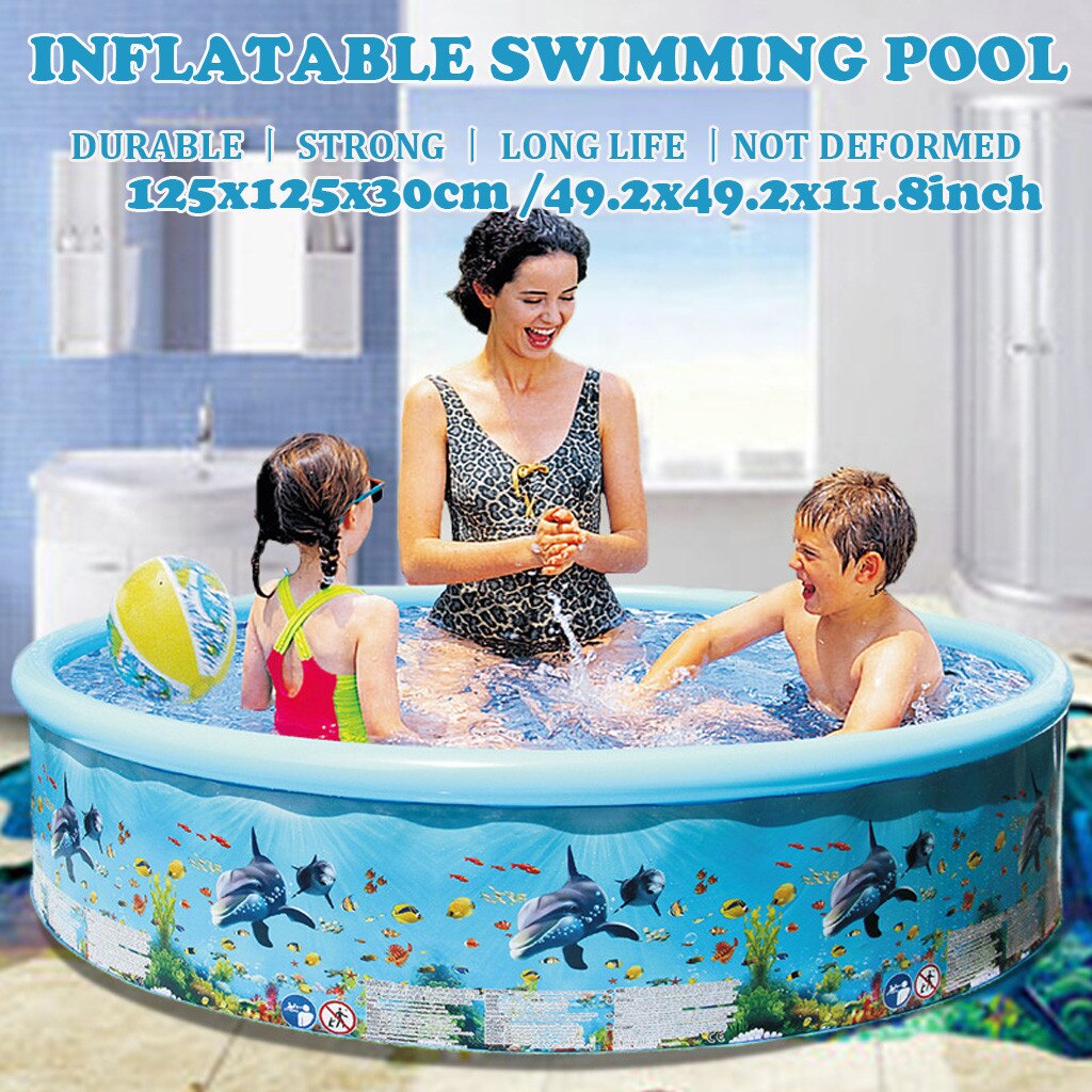 48" Inflatable Swimming Pool Blow Up Pool for Fami... – Vicedeal