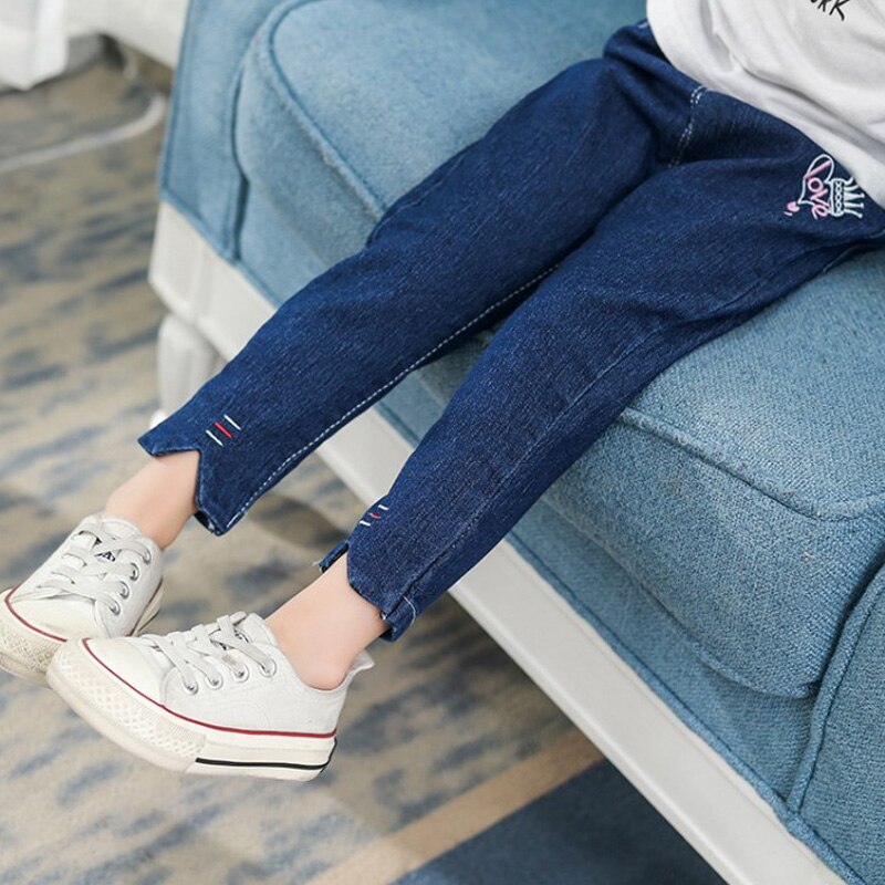 DZIECKO Kid Girls Jeans Pants Autumn Children's Je... – Grandado