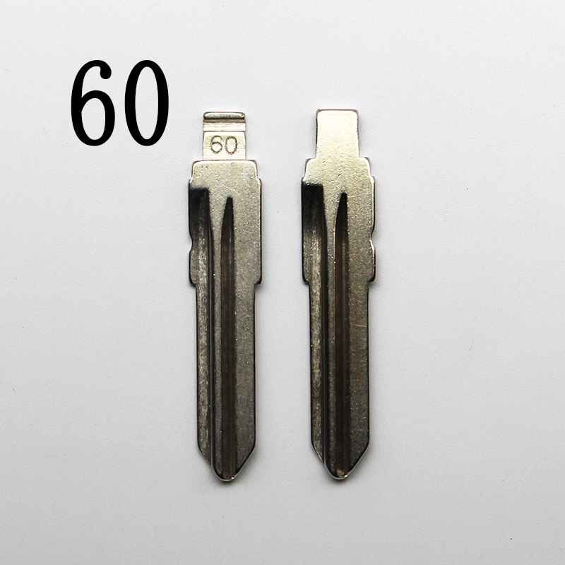 #60 Metal Blank Uncut Flip KD Remote Key Blade Typ... – Grandado