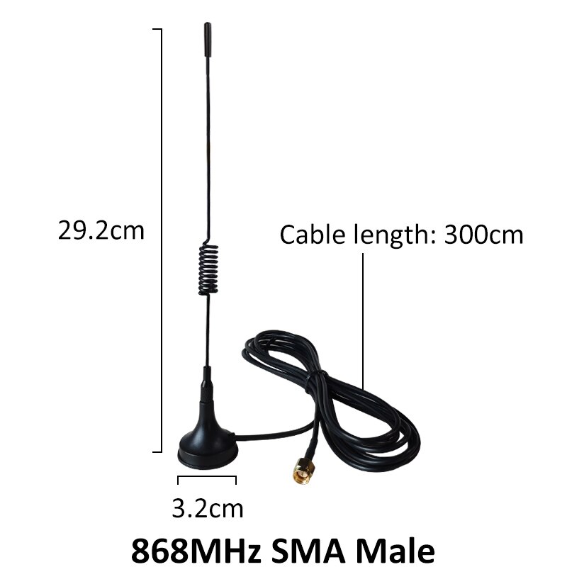 GSM Antenna 868MHz 915mhz antenna 4.5dbi SMA male ... – Vicedeal