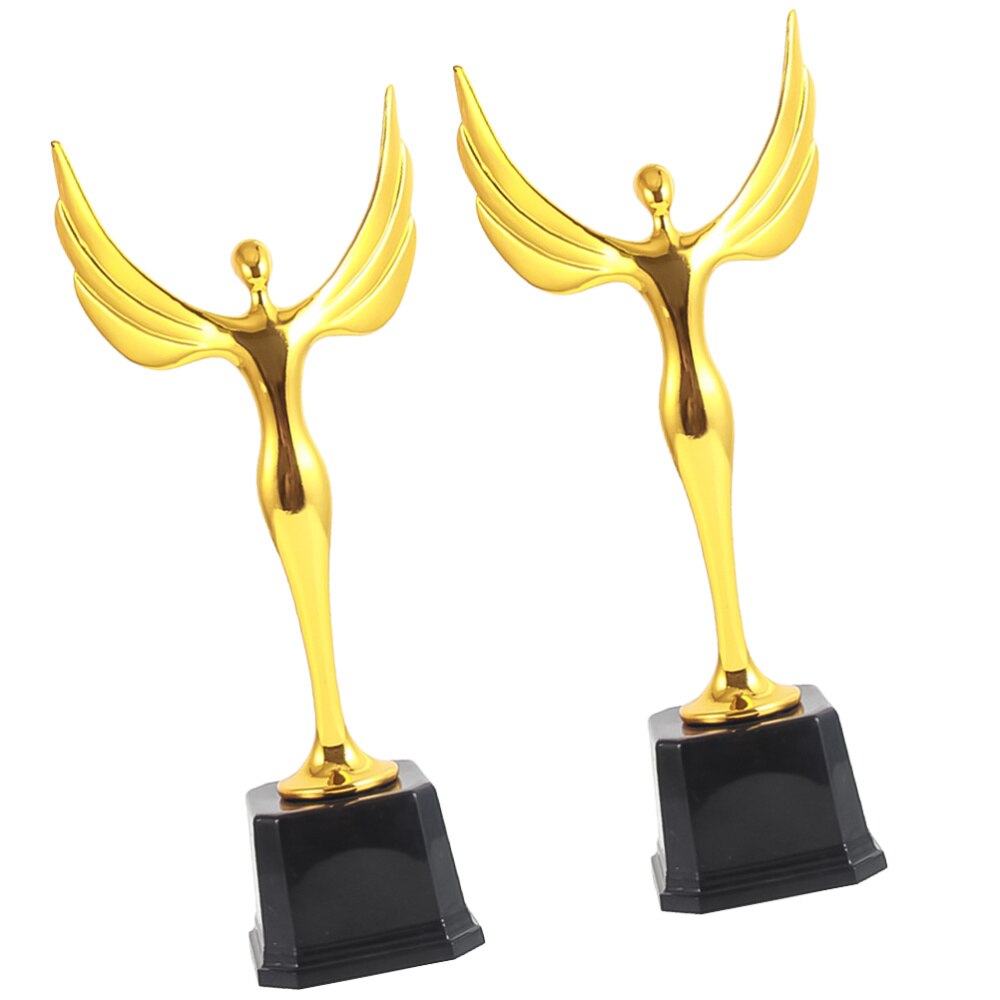 1 Set 2Pcs Plastic Trophy Durable Longlasting Ange... – Grandado