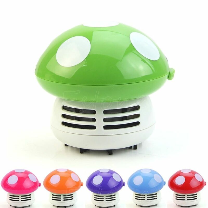 Mushroom Corner Desk Table Dust Vacuum Desktop Mic... – Grandado