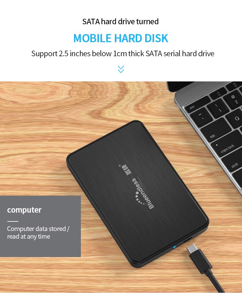 Blueendless Hdd Case 2.5 Inch Adapter Sata Naar Us... – Grandado