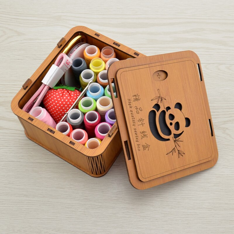 Leuke Panda Patroon Doos Voor Naaien Levert Pracht... – Vicedeal