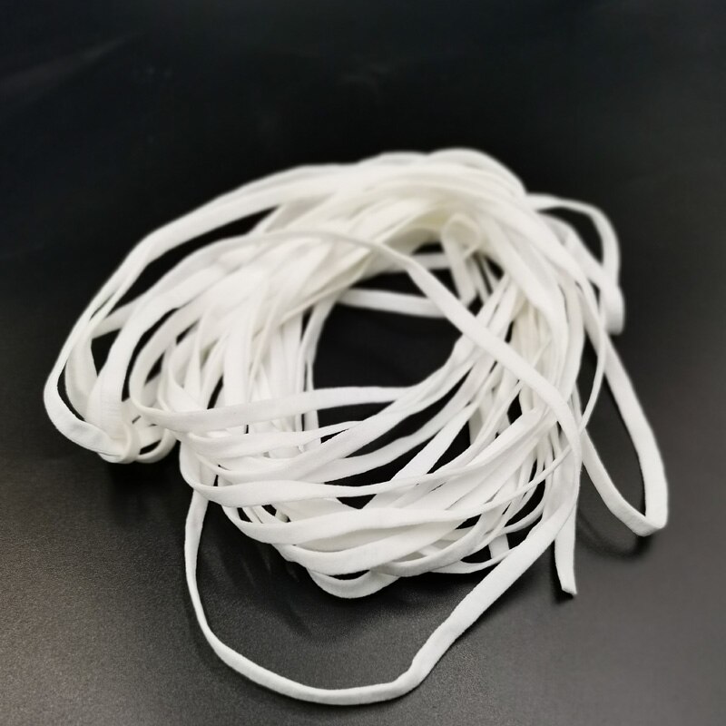 1-100M 5MM Black Elastic Band goma elastica Rubber... – Grandado