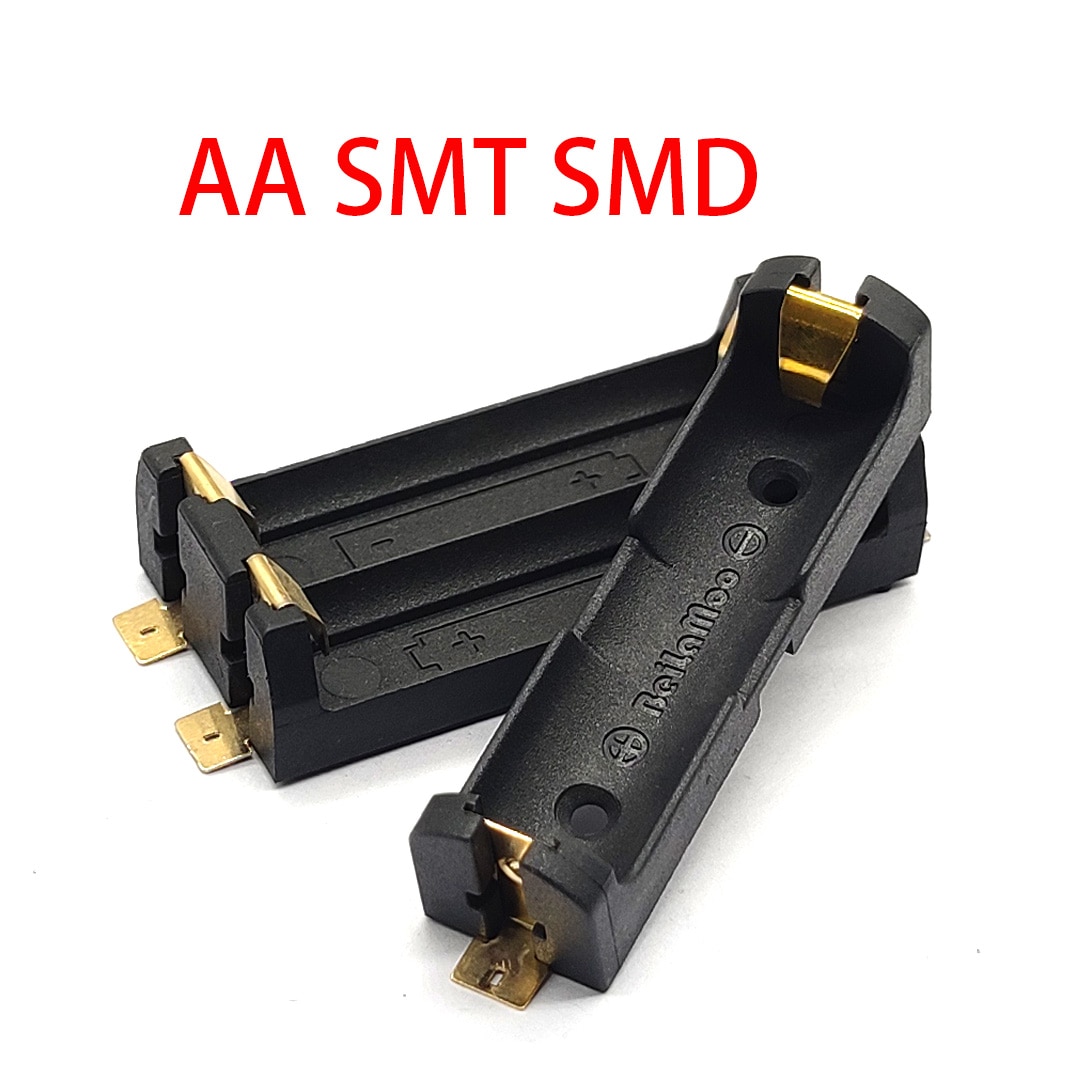 Aa kullattu smt smd akkukotelo aa smd paristokotel... – Grandado