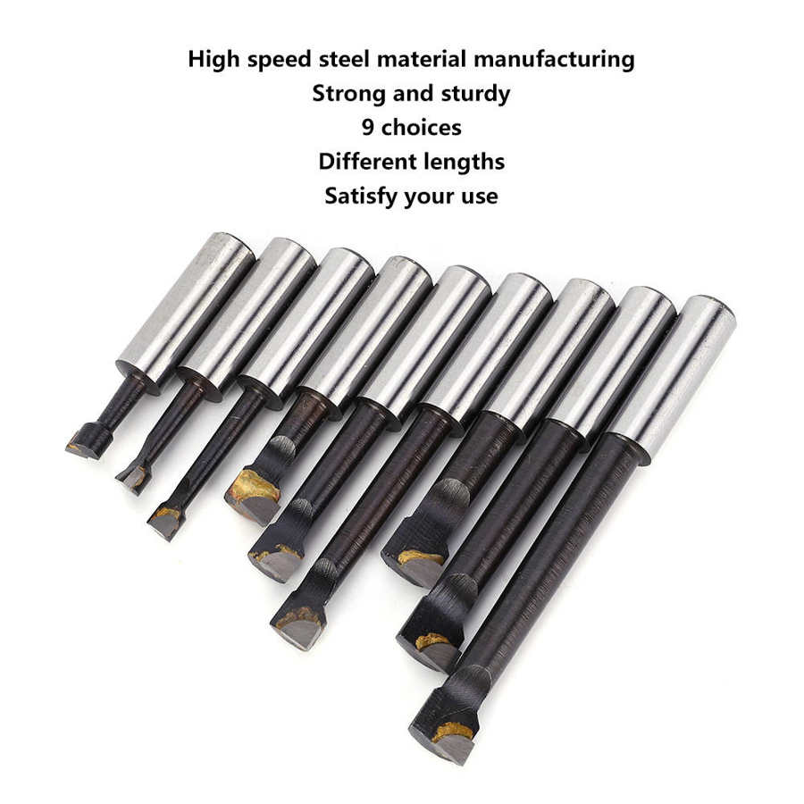 9PCS F1 Type Boring Cutter 3/8-Inch CNC Milling To... – Grandado