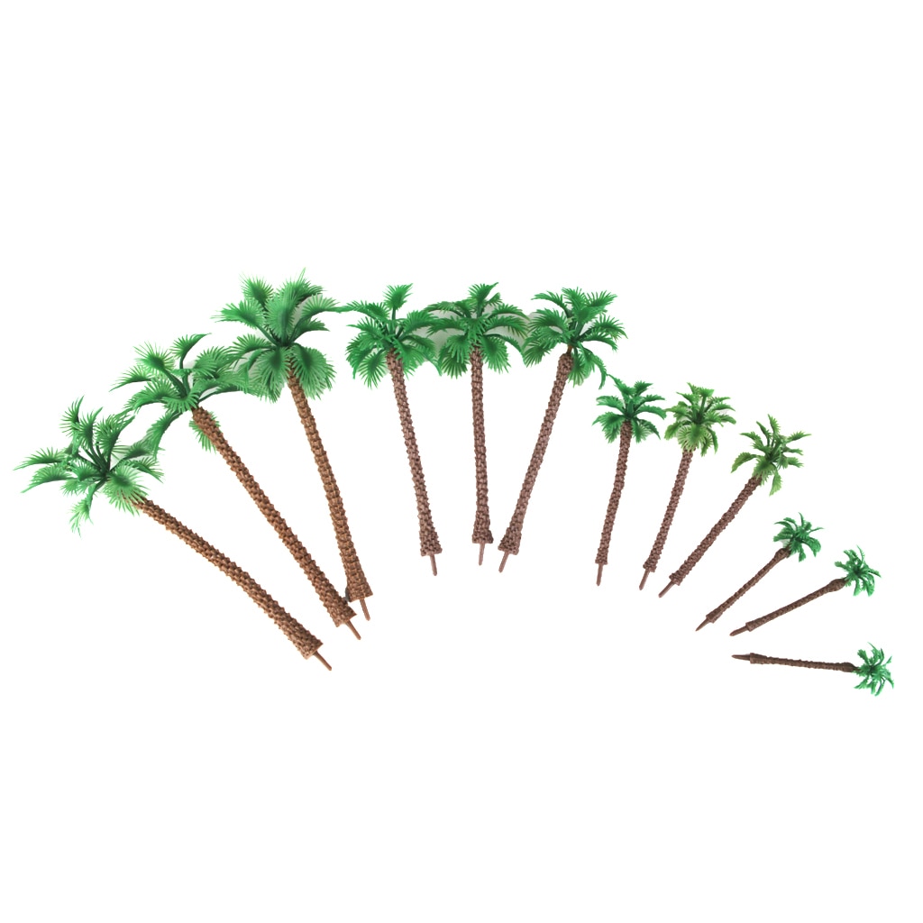 12Stck Modell Regen Wald Coco Palme Baum Zug Diora... – Grandado