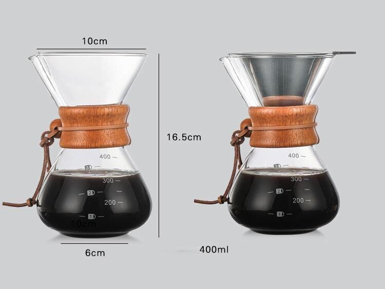 400ML/600ML Handmade Coffee Pot Coffee Maker Coffe... – Grandado