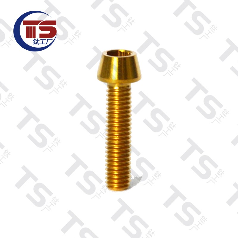 TS Titanium Ti M6X15/20/25mm Allen Hex Tapered Hea... – Grandado