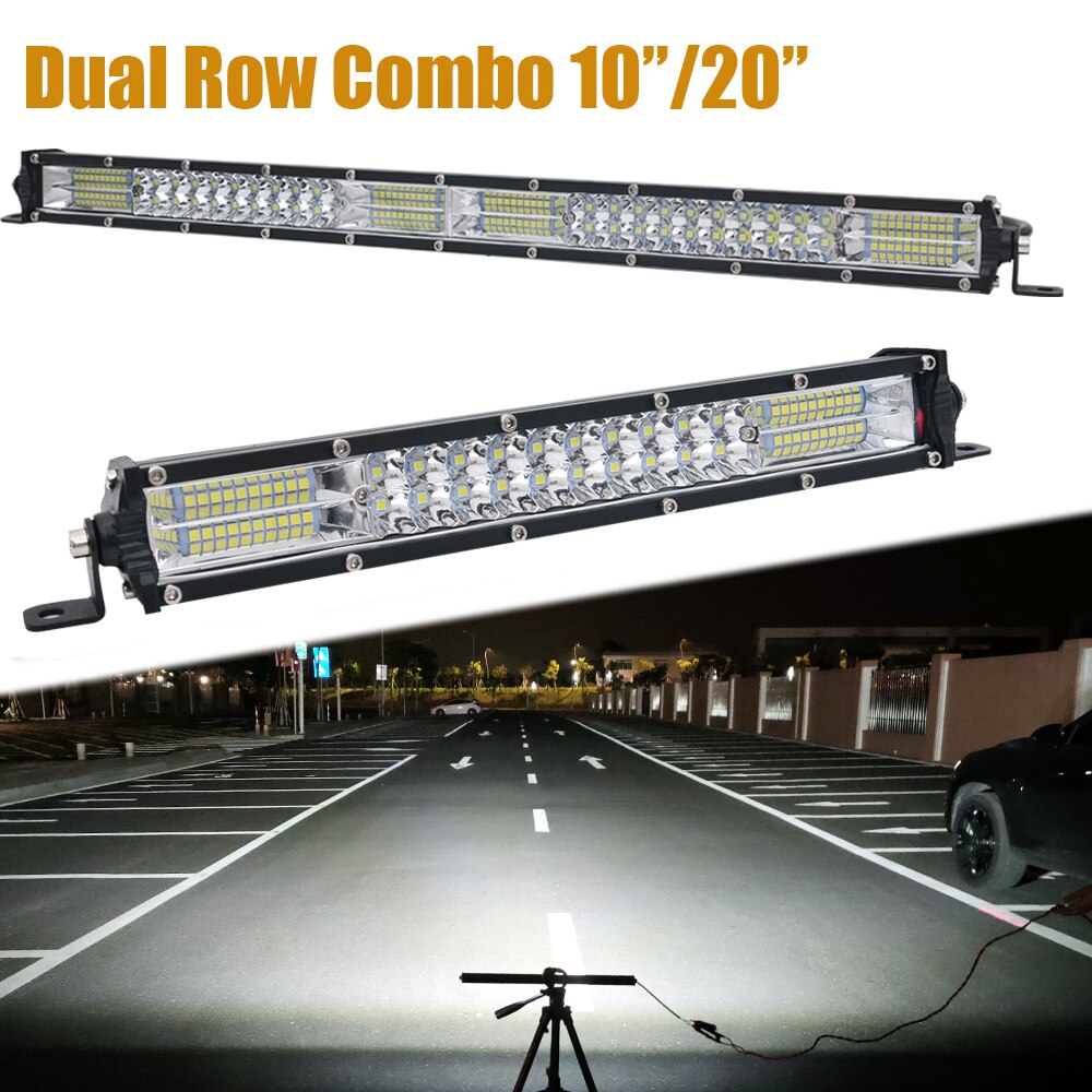 Dual Row Car LED Light Bar 10/20 inch Combo LED Ba... – Vicedeal