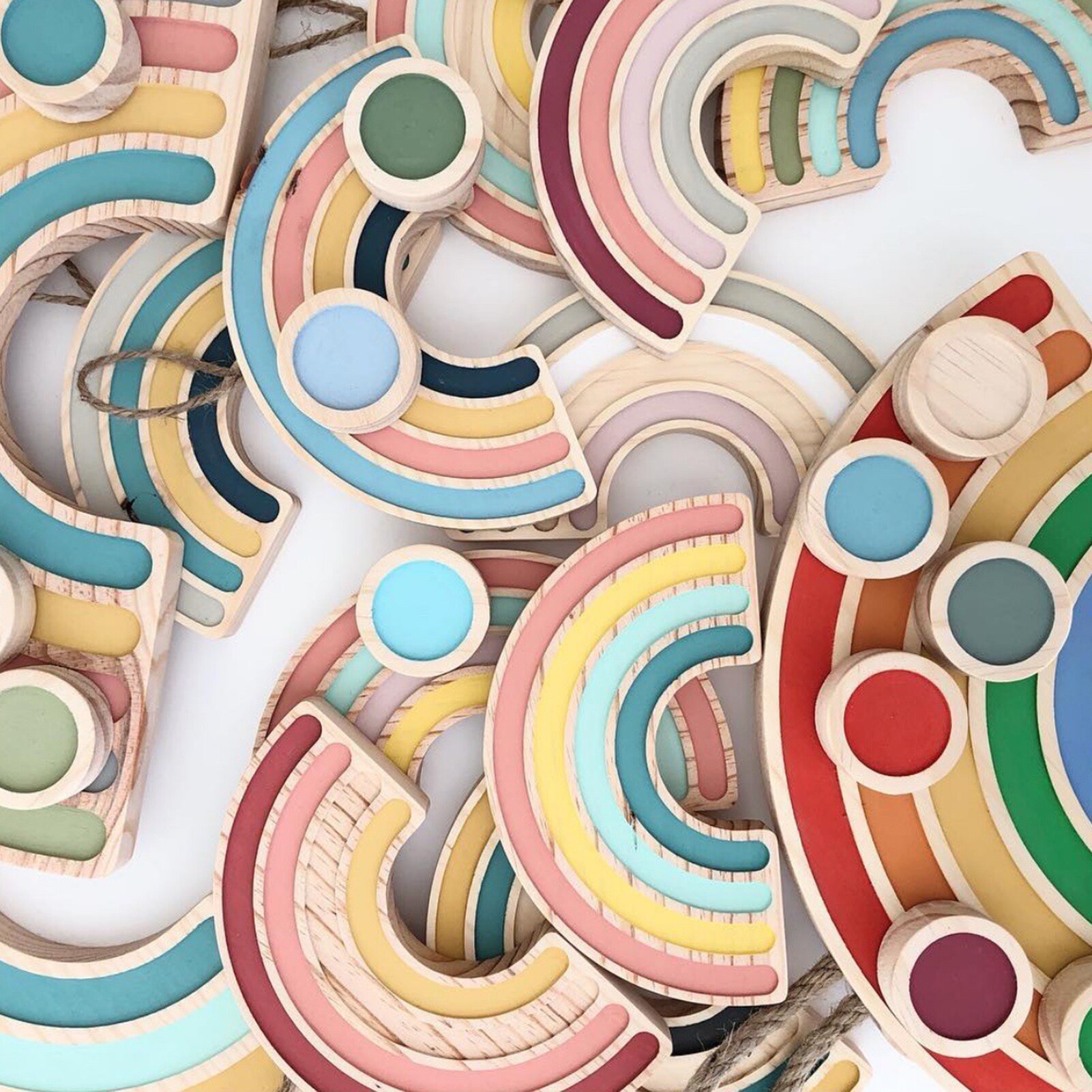 Kids DIY Color Filling Painting Rainbow Circle Chi... – Vicedeal