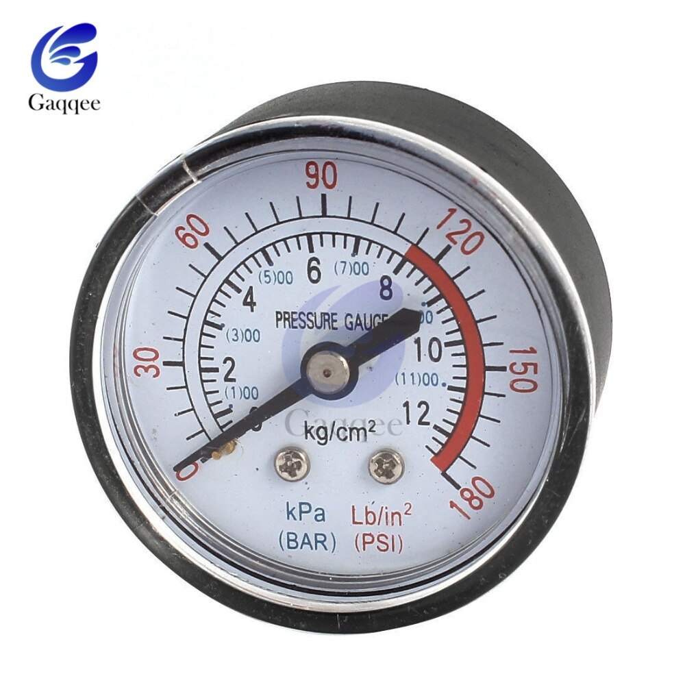 Portable Dual Scale Dial Gauge 1/4" NPT 1/4" 1/8" ... – Grandado