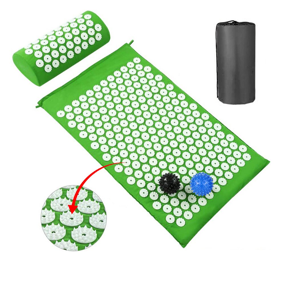 Newest Yoga Mat Acupressure Set Acupressure Mat Wi... – Vicedeal