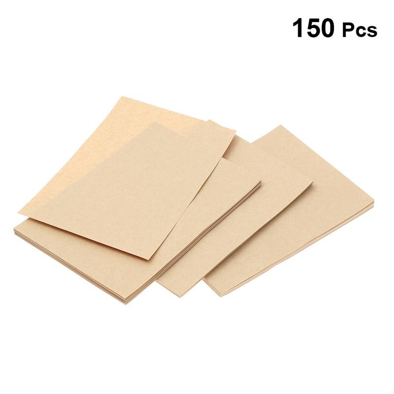 3 Set of 150pcs A4 Vintage Kraft Writing Paper Ret... – Vicedeal