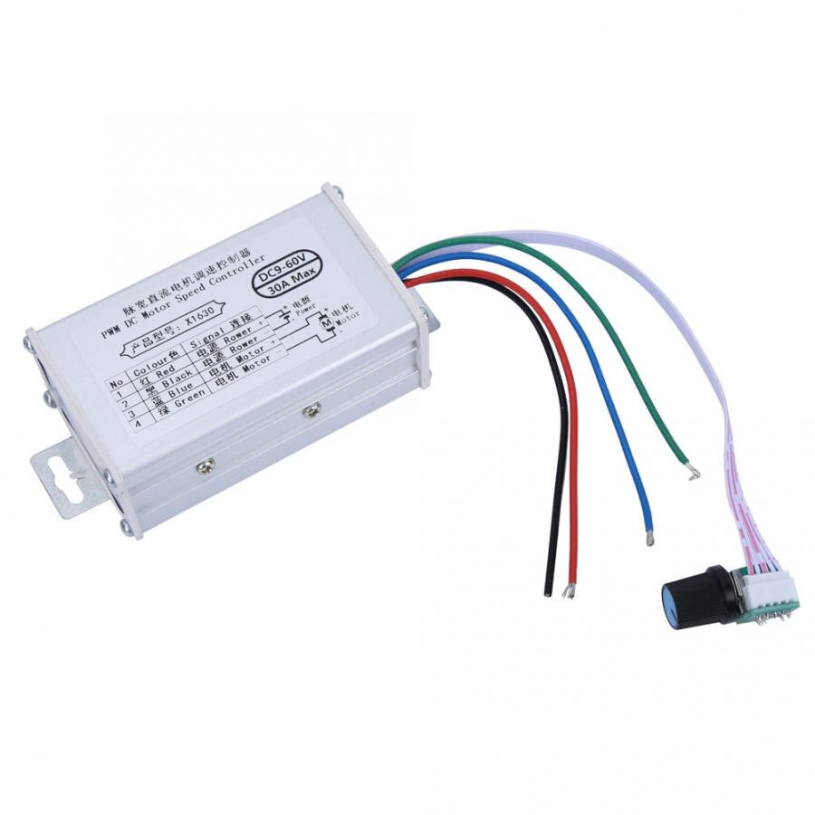 DC 9-60V 30A PWM DC Brush Motor Speed Controller A... – Grandado DC 9-60V 30A PWM DC Brush Motor Speed Controller A... – Grandado