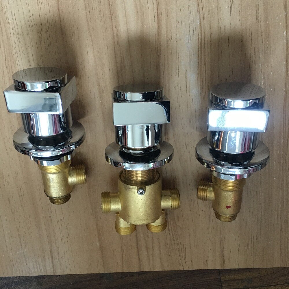 Square Handle Brass Switch Valve for Bathtub fauce... – Grandado