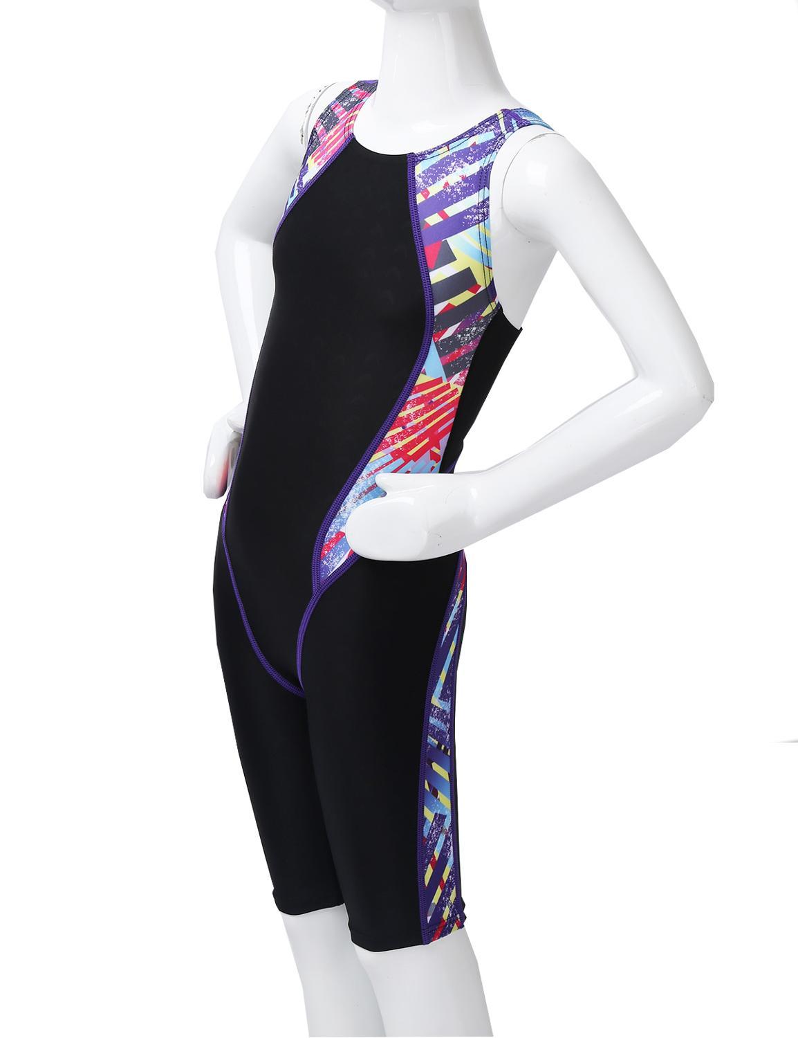 Kids Girls Swimsuit Splice Athletic Competitive On... – Grandado