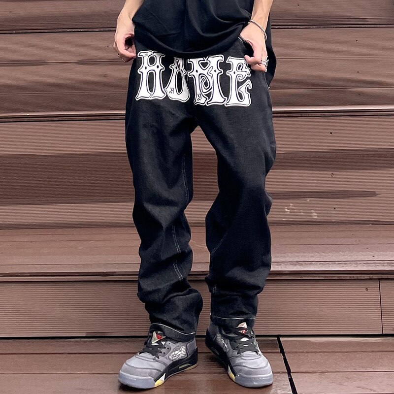 Gat Ripped Brief Patchwork Streetwear Heren Jeans ... – Grandado