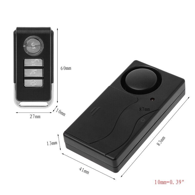 Wireless Remote Control Vibration Alarm Sensor For... – Grandado