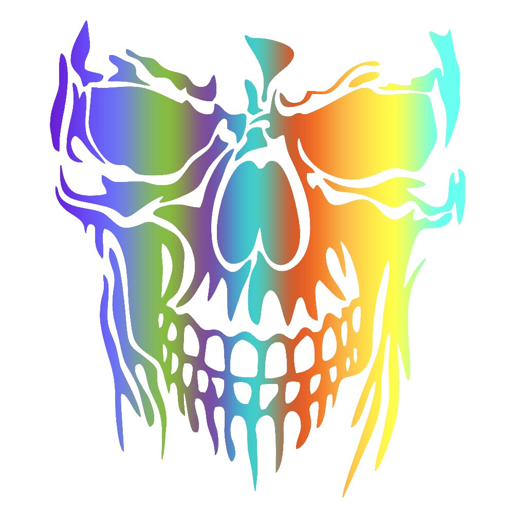 DSYCAR 1Pcs Skull Decal Horrific Skeleton Vinyl Ca... – Grandado