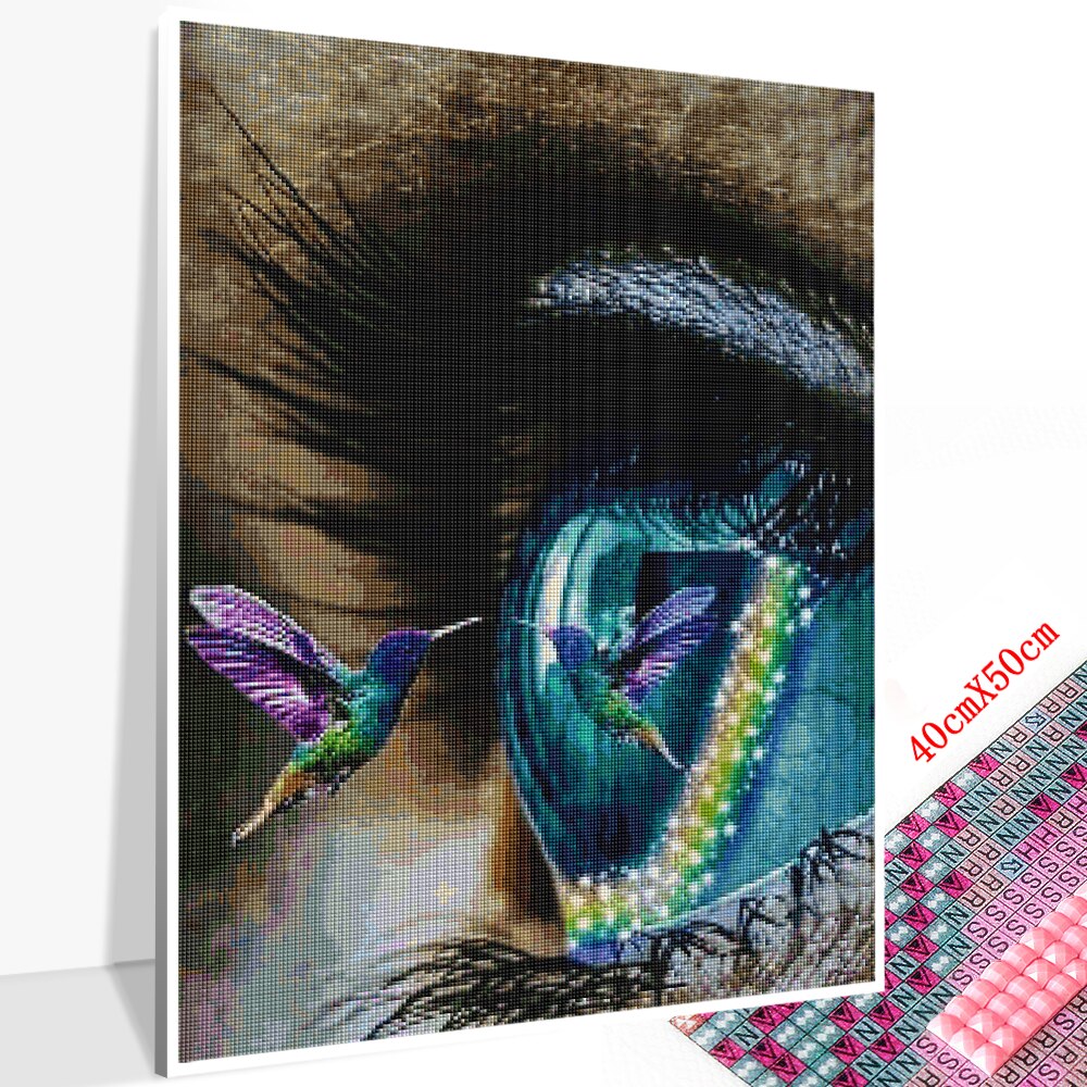 Huacan Diy Diamant Schilderen 5D Eye Volledige Vie... – Vicedeal