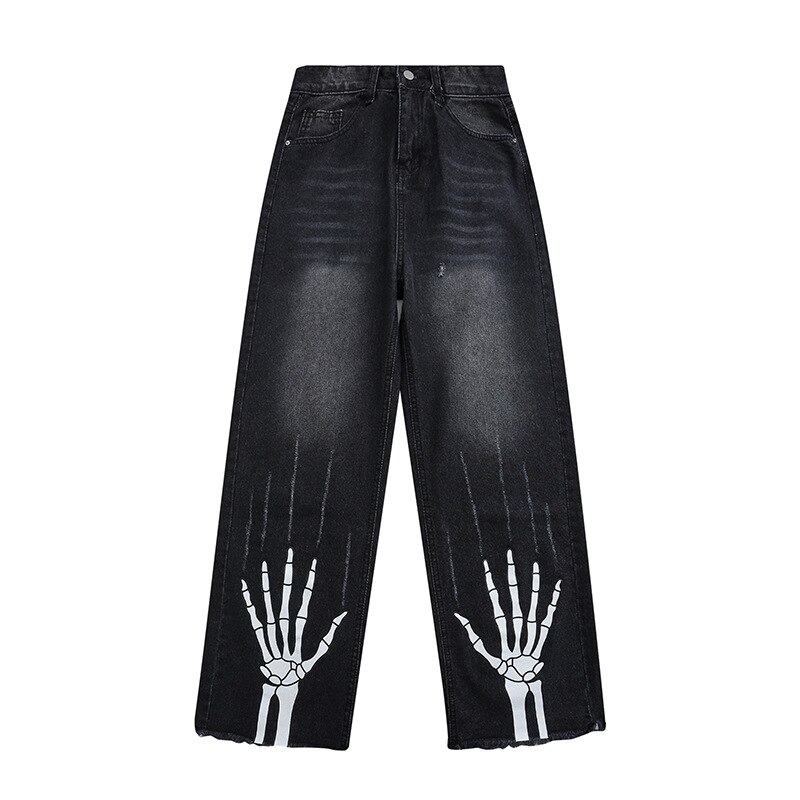 Hip-hop Streetwear Men Wide-leg Pants Loose Claw S... – Vicedeal