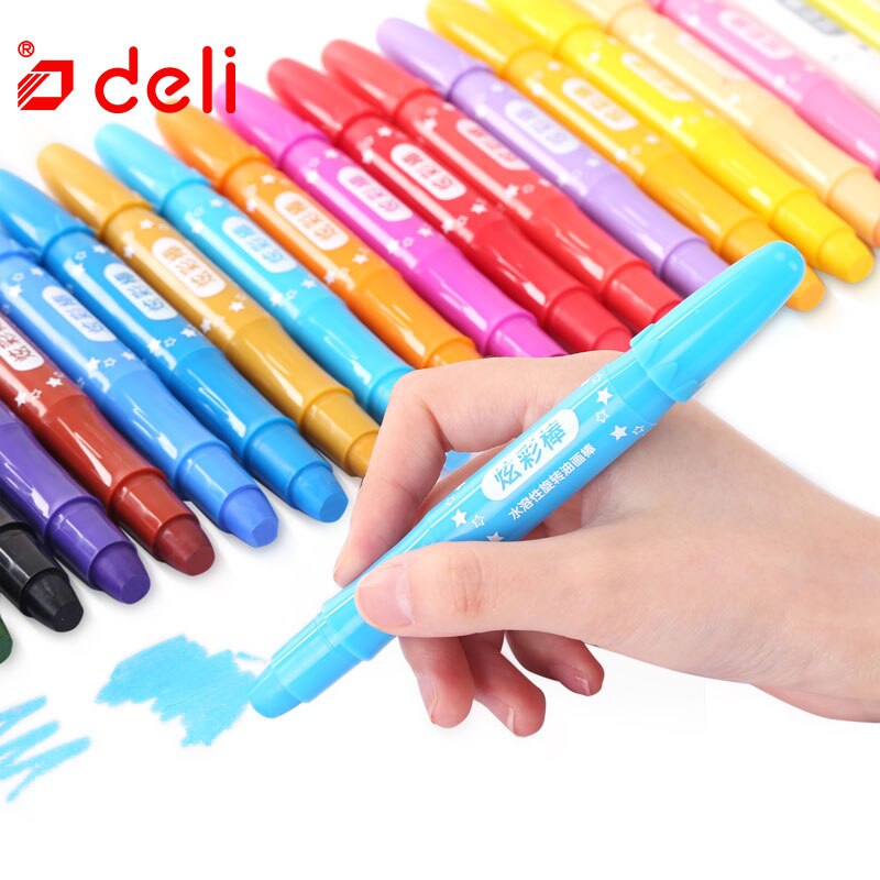 Deli 12/24/36 Kleur Wax Crayon Zachte Olie Pastel ... – Grandado