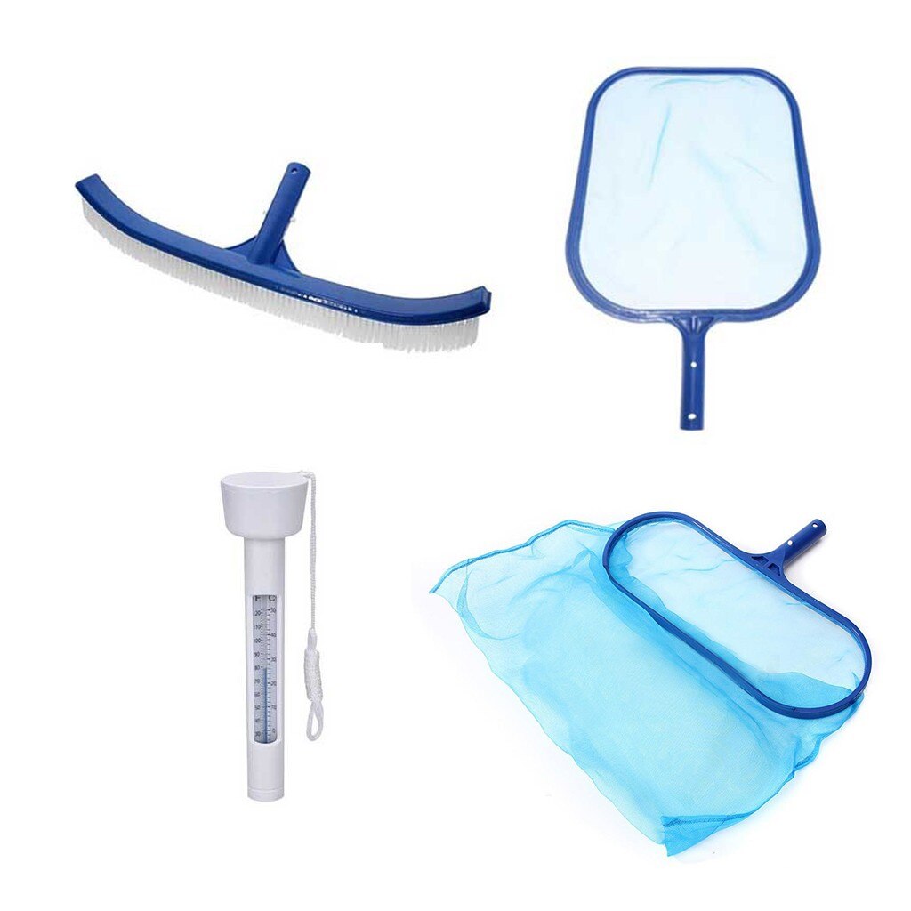 4pc Pool Supplies Pool Deep Bag Rake Leaf Skimmer ... – Grandado